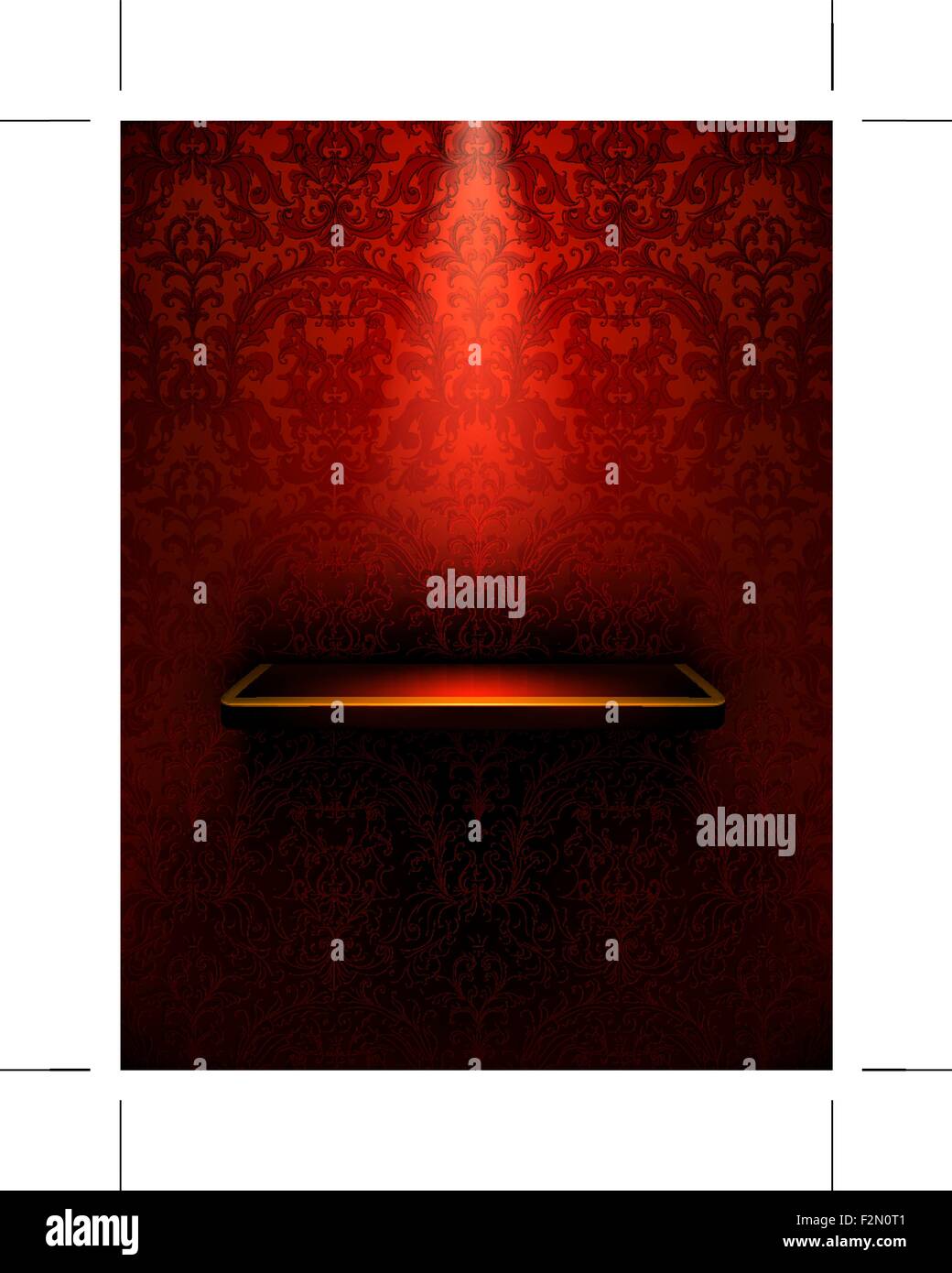 Background dark shelf Stock Vector Images - Alamy