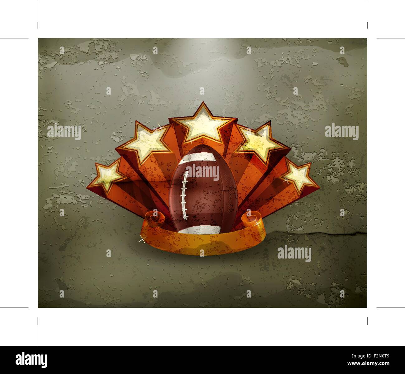 Football Emblem, old-style vector Stock Vector Image & Art - Alamy