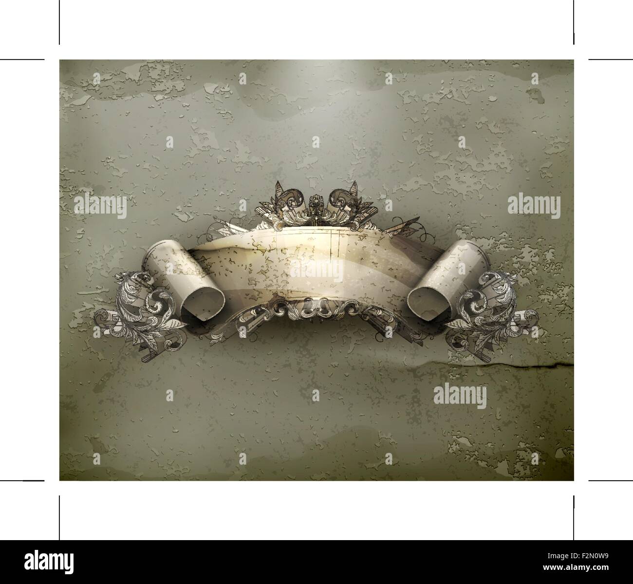 Vintage banner, old-style vector Stock Vector Image & Art - Alamy