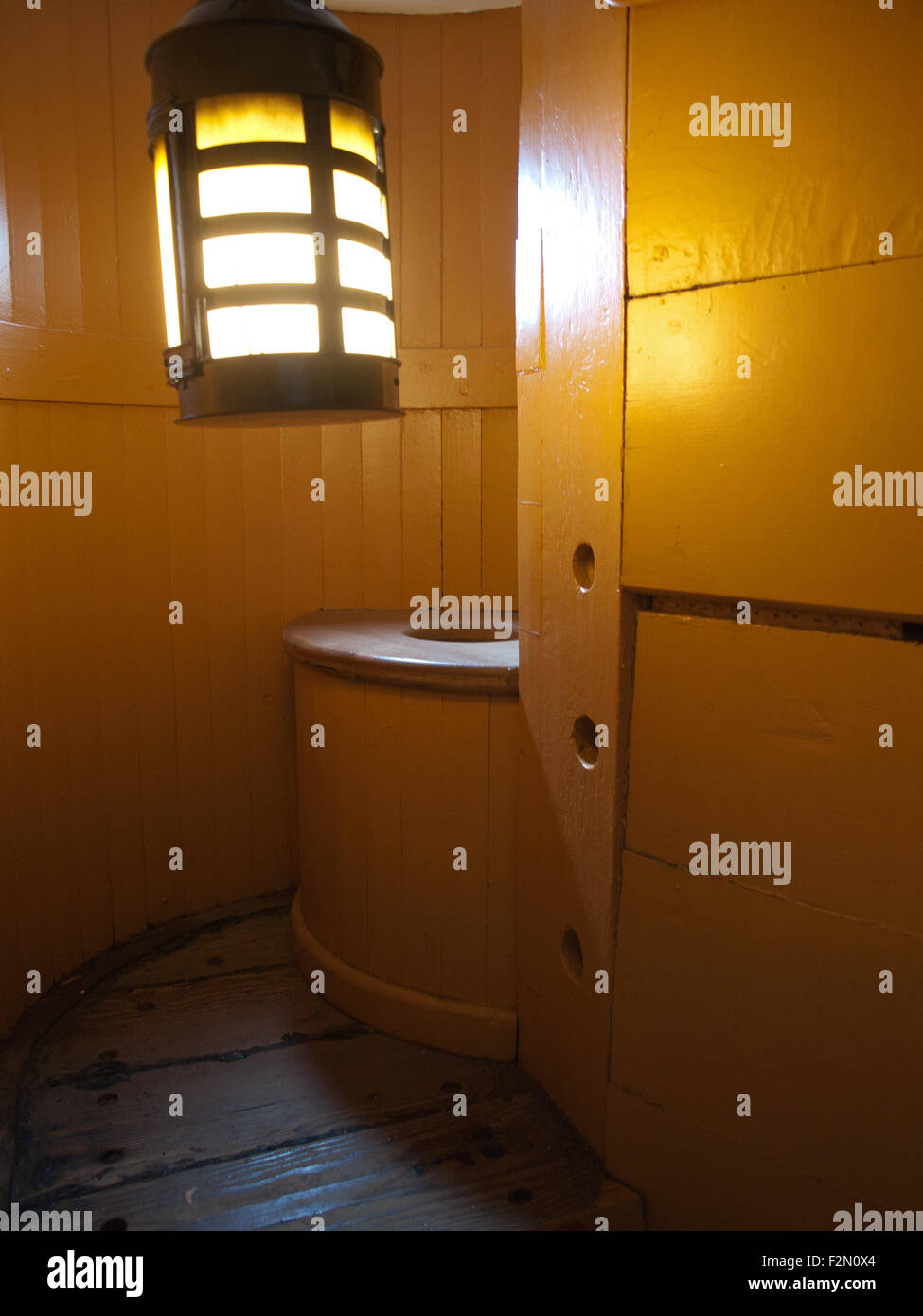 Toilet on board HMS Victory Portsmouth Historic Dockyard Hampshire ...