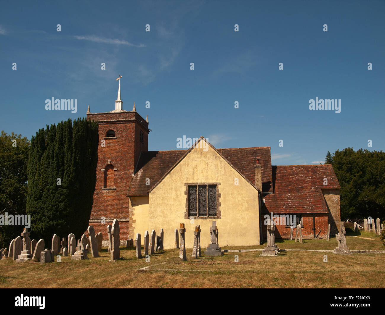 All Saints Church Minstead Hampshire England United Kingdom Stock Photo ...