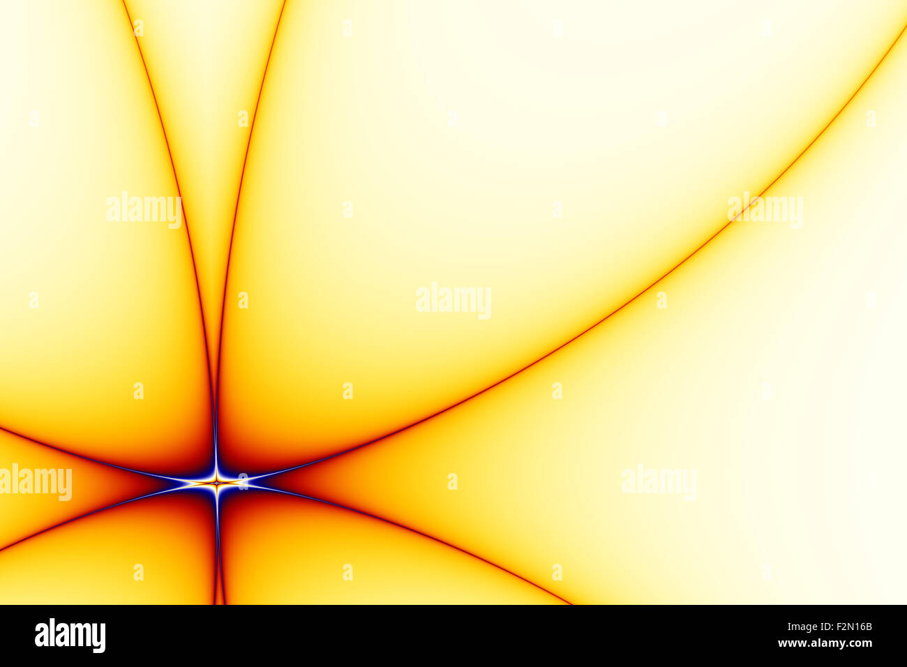 Abstract background with stylized star shape in red, yellow, and white ...