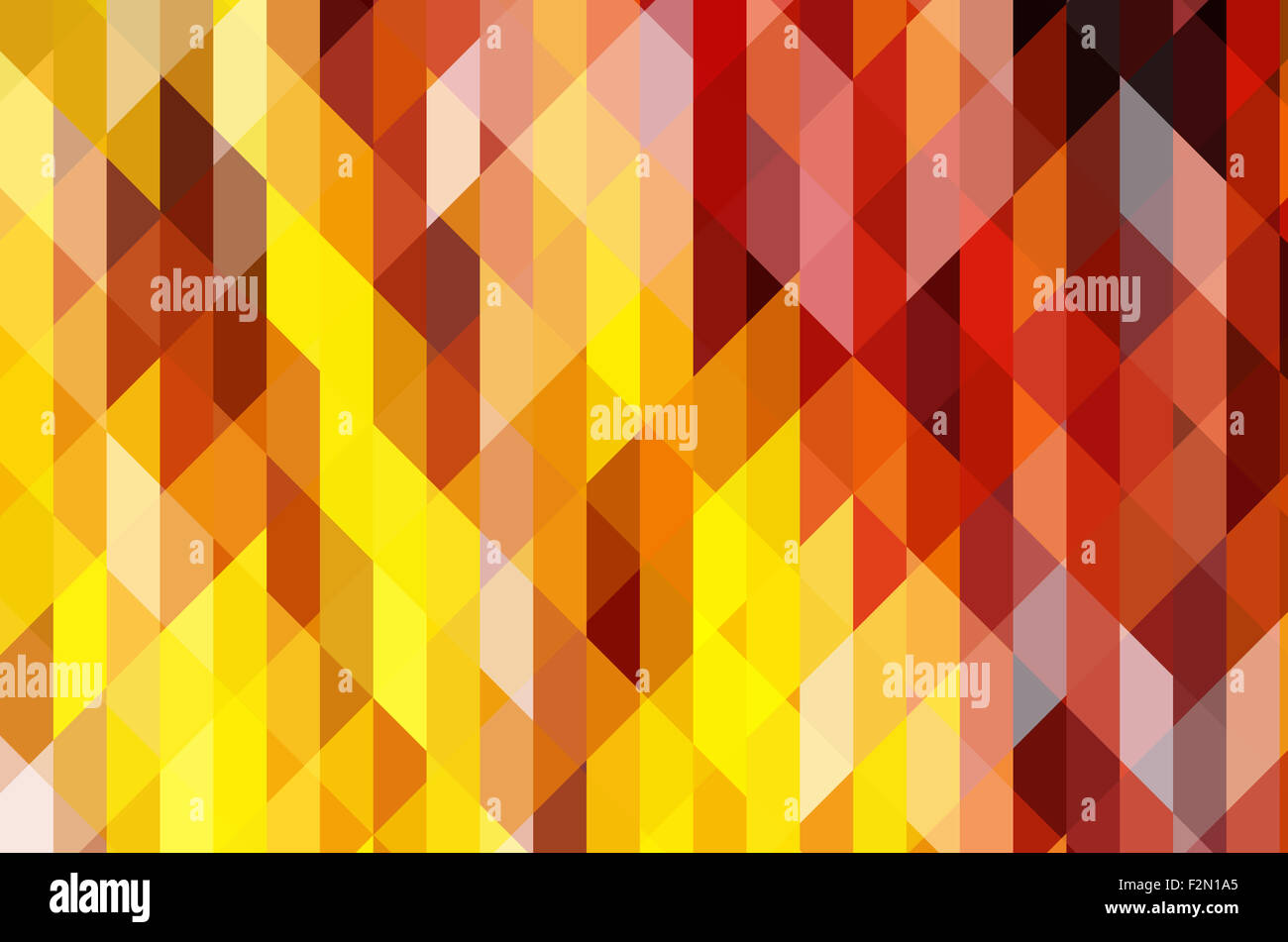 abstract yellow and red color background with square pattern Stock ...