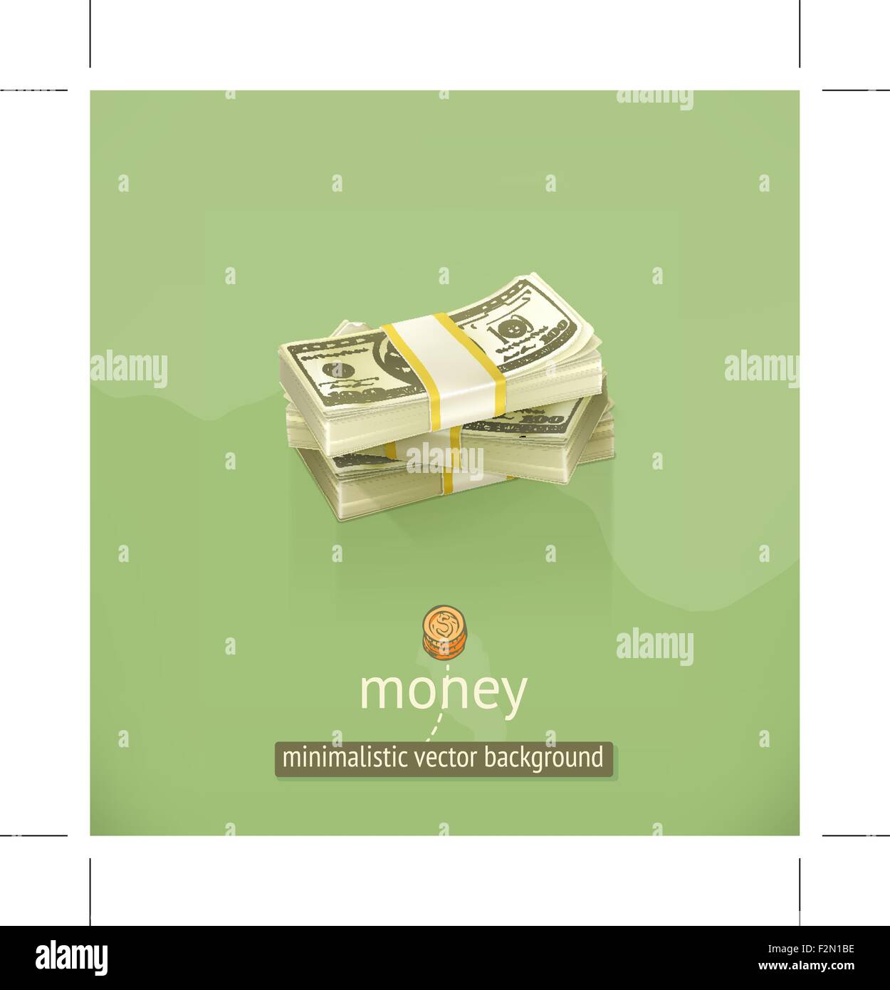 Money, minimalistic vector background Stock Vector Image & Art - Alamy