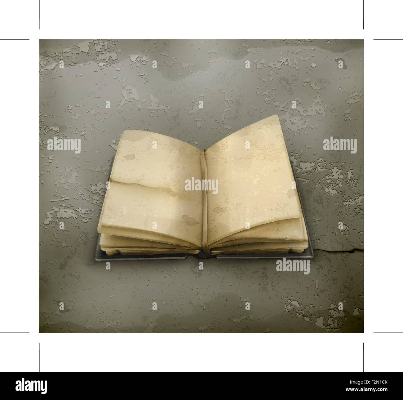 Open book old style vector Stock Vector Image & Art - Alamy