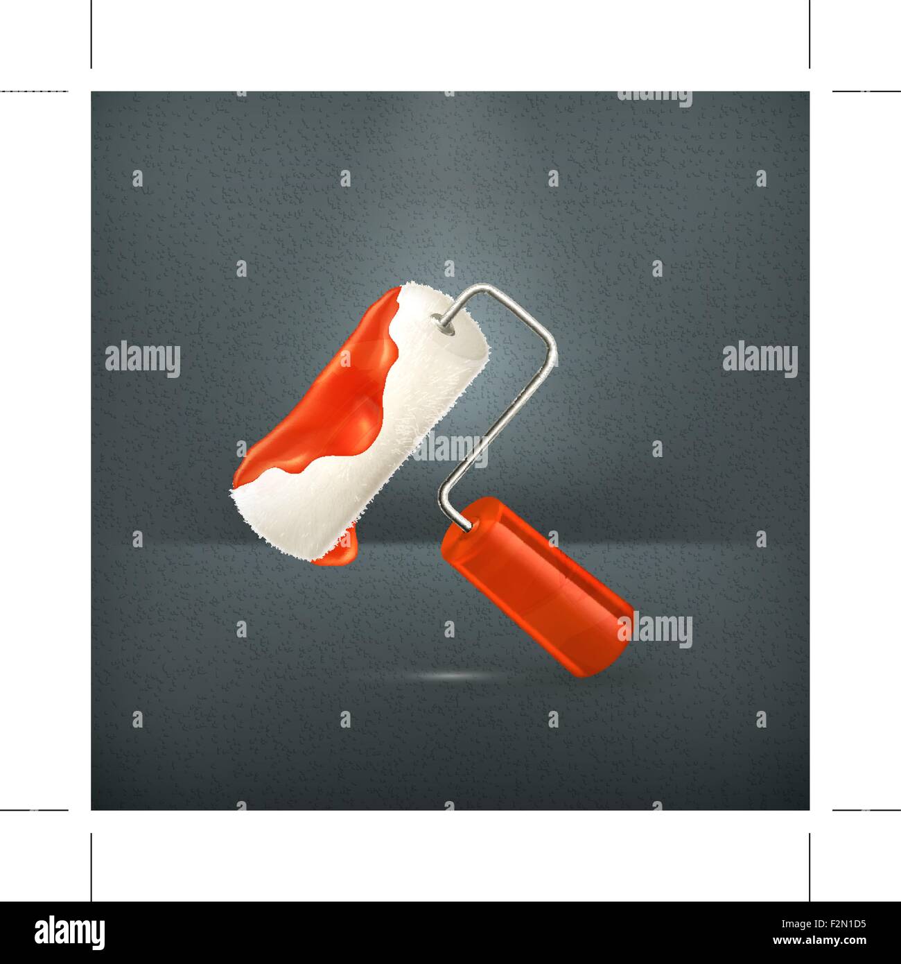 Paint roller, vector Stock Vector Image & Art - Alamy