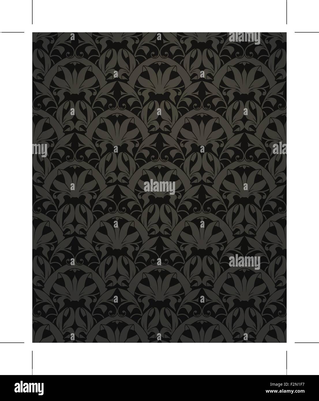 Seamless pattern vector, black Stock Vector Image & Art - Alamy