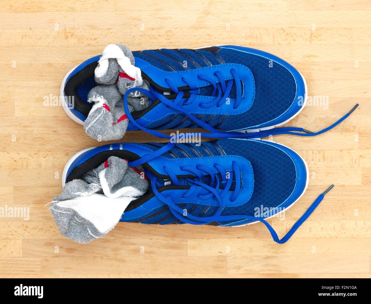 A close up shot of running shoes Stock Photo - Alamy