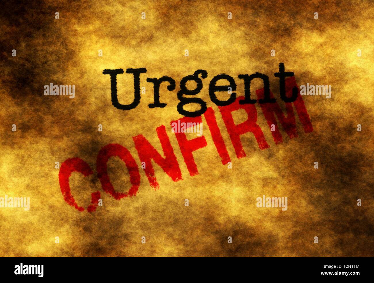 Grunge red urgent word hi-res stock photography and images - Alamy