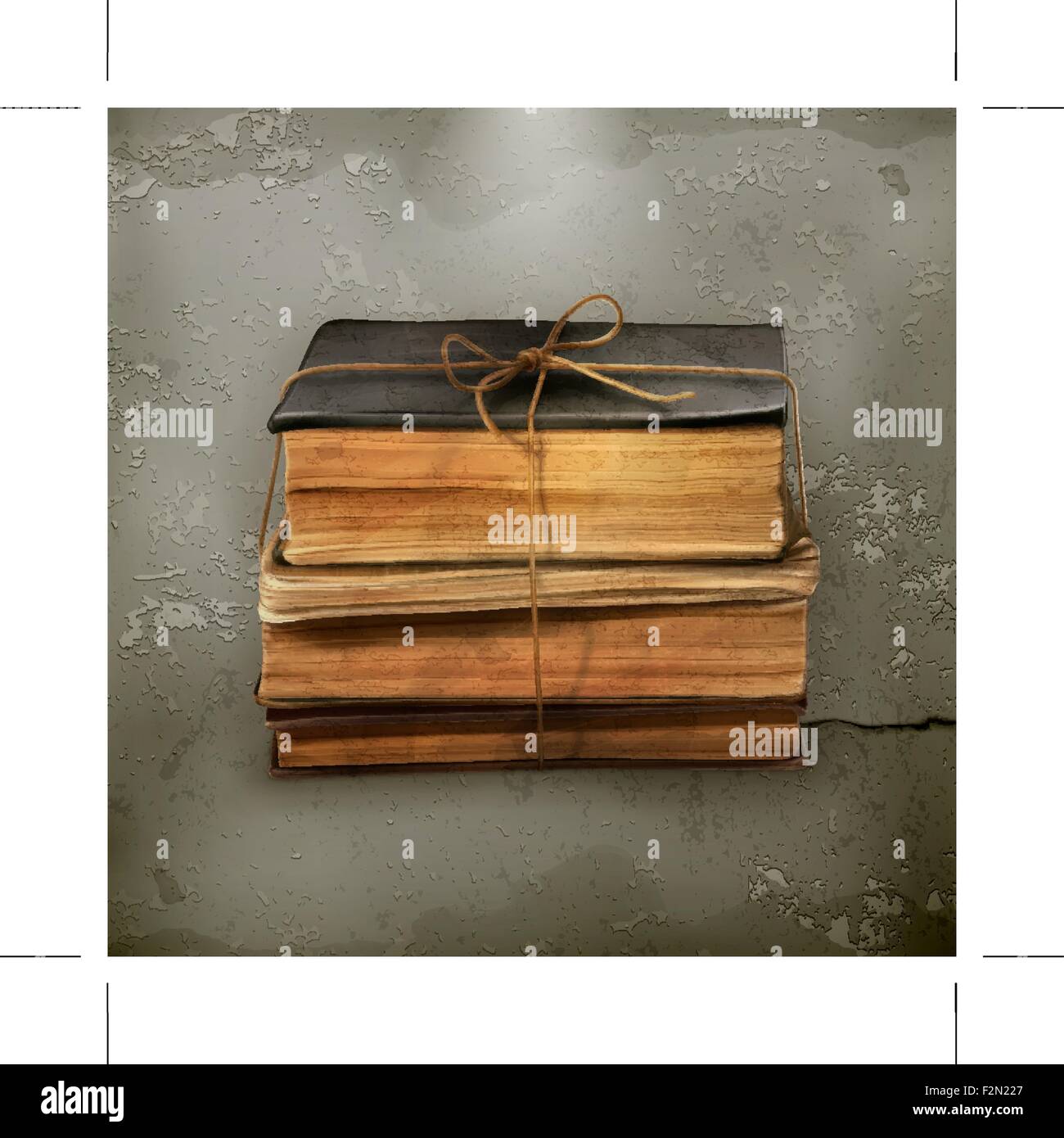 Stack of old books, old style vector Stock Vector Image & Art - Alamy