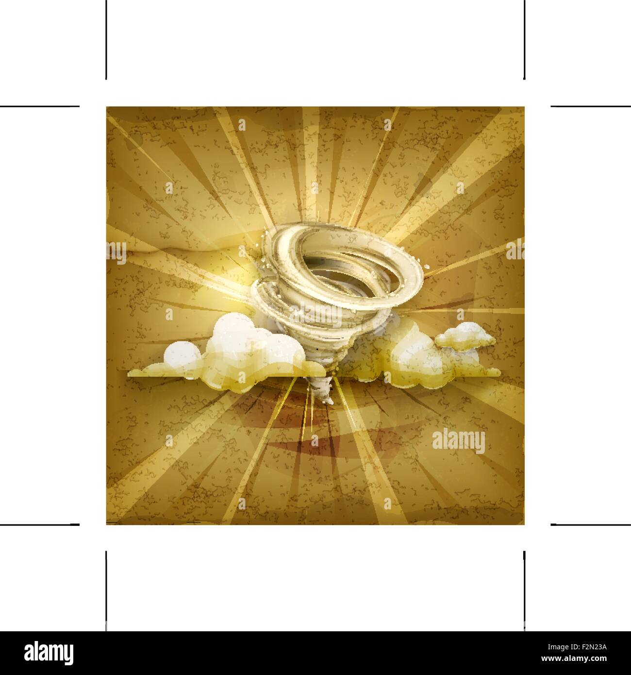 Tornado, old style vector background Stock Vector Image & Art - Alamy