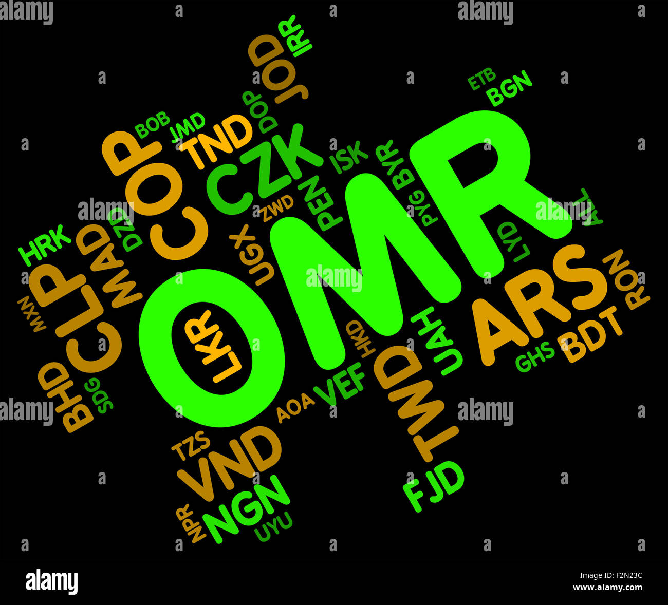 Omr Currency Indicating Foreign Exchange And Oman Stock Photo - Alamy