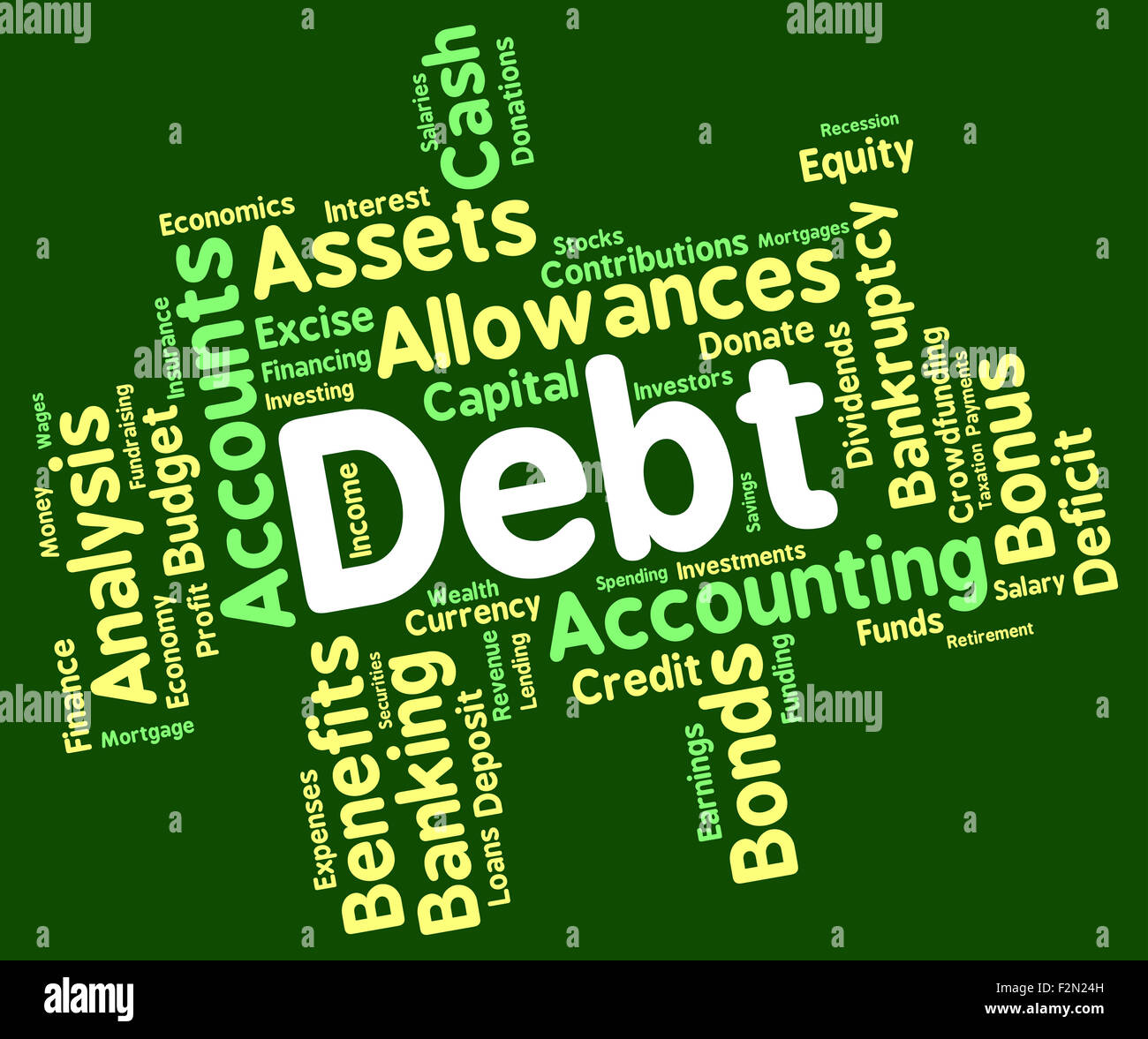 Debt word hi-res stock photography and images - Alamy