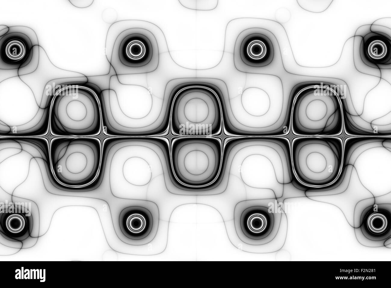 Abstract pattern with curved creative symmetric pattern Stock Photo - Alamy