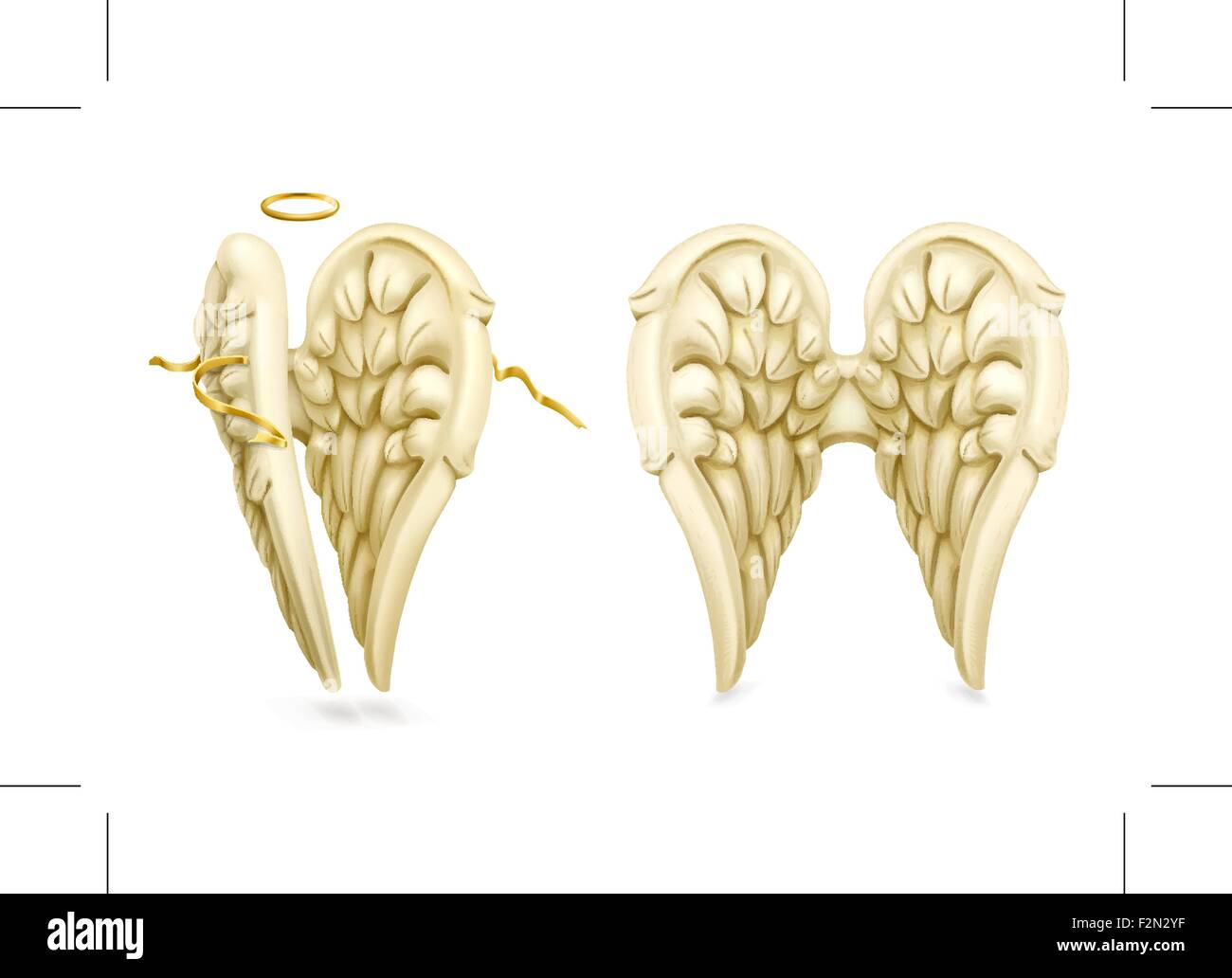 Angel wings vector Stock Vector Image & Art - Alamy