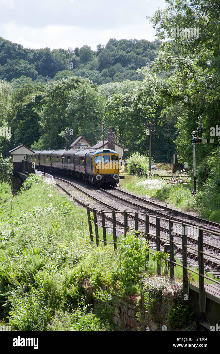 British Railways Class 33 Locomotive Sophie at Consall Station on The ...