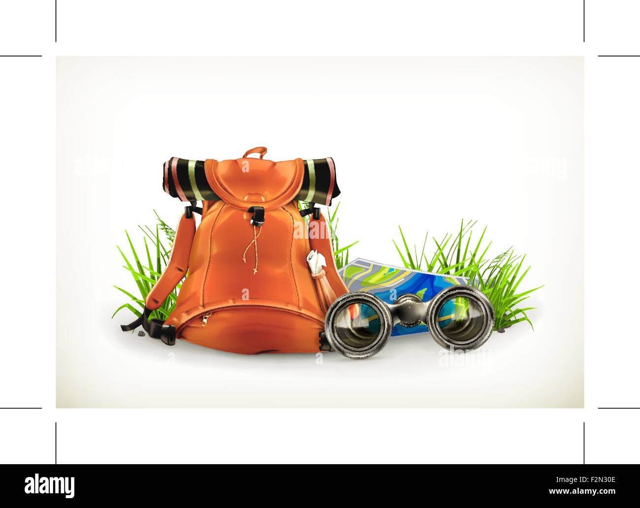 Backpacking, vector illustration Stock Vector Image & Art - Alamy