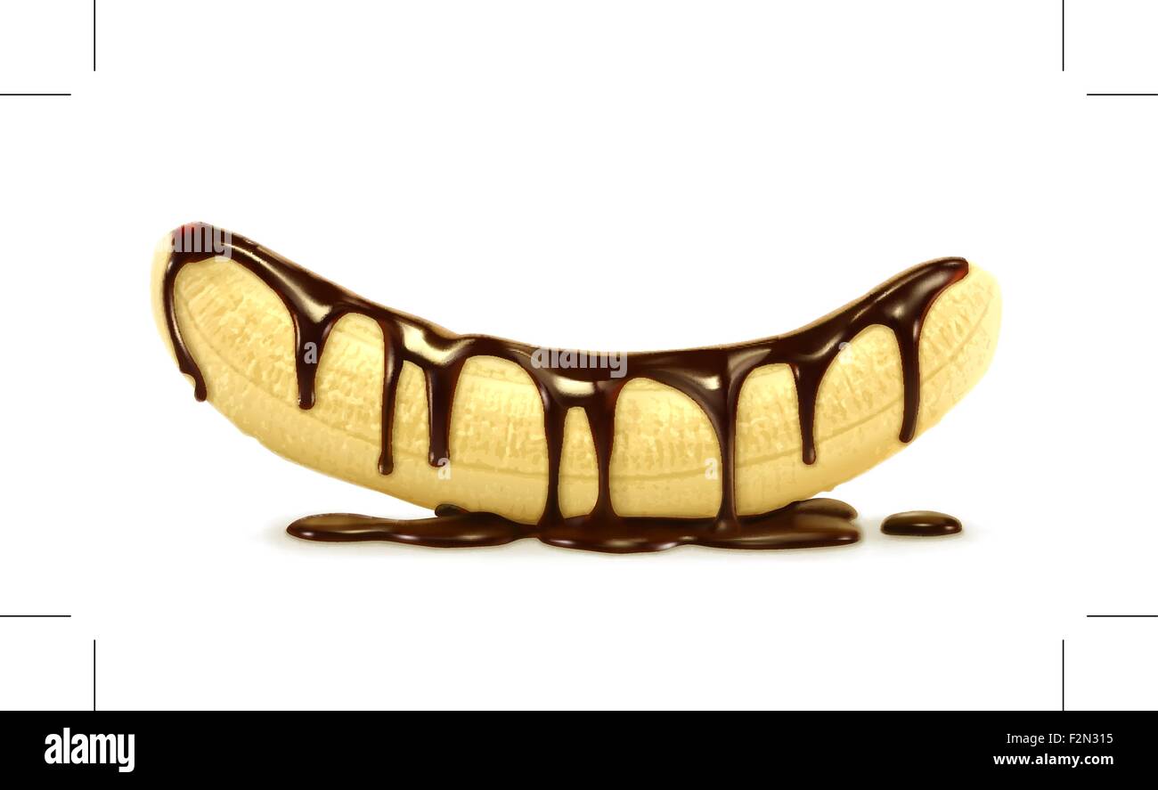 Chocolate sauce syrup Stock Vector Images - Alamy