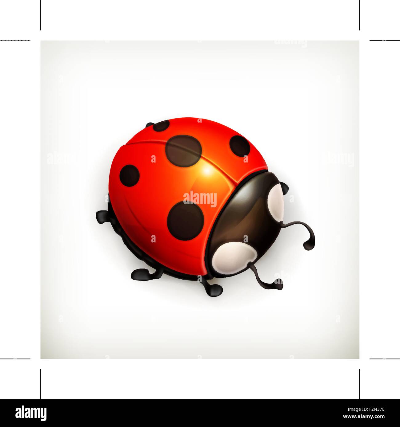 Ladybug vector hi-res stock photography and images - Alamy