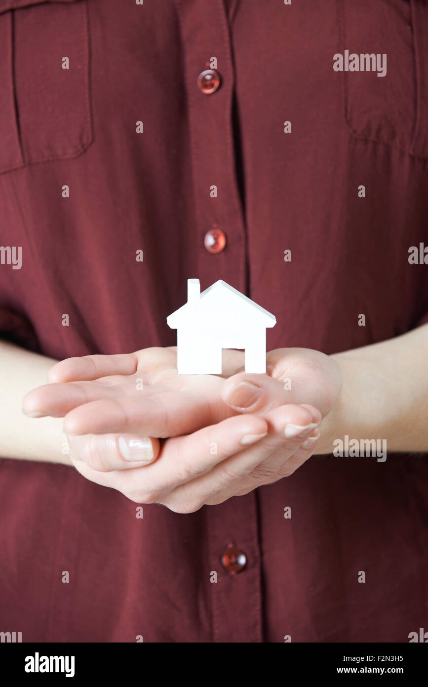 Hands model house hi-res stock photography and images - Alamy