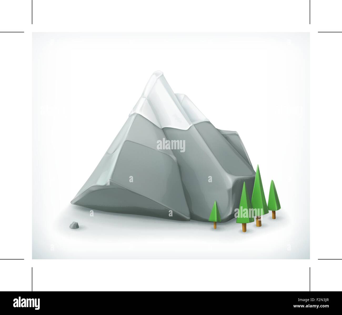 Mountain, vector icon Stock Vector Image & Art - Alamy