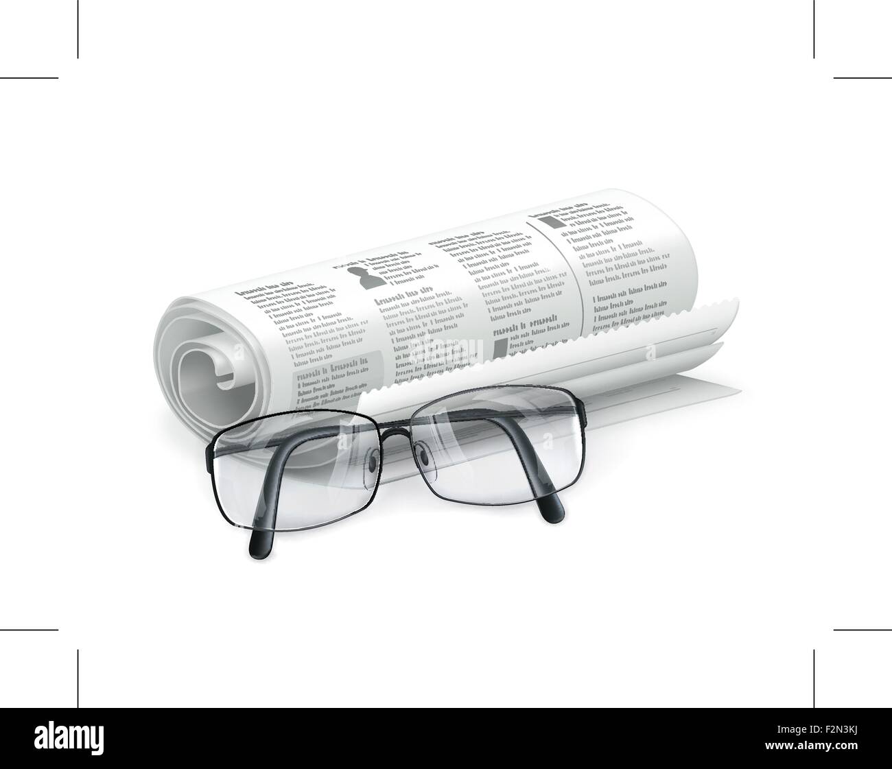 Newspaper optics hi-res stock photography and images - Alamy