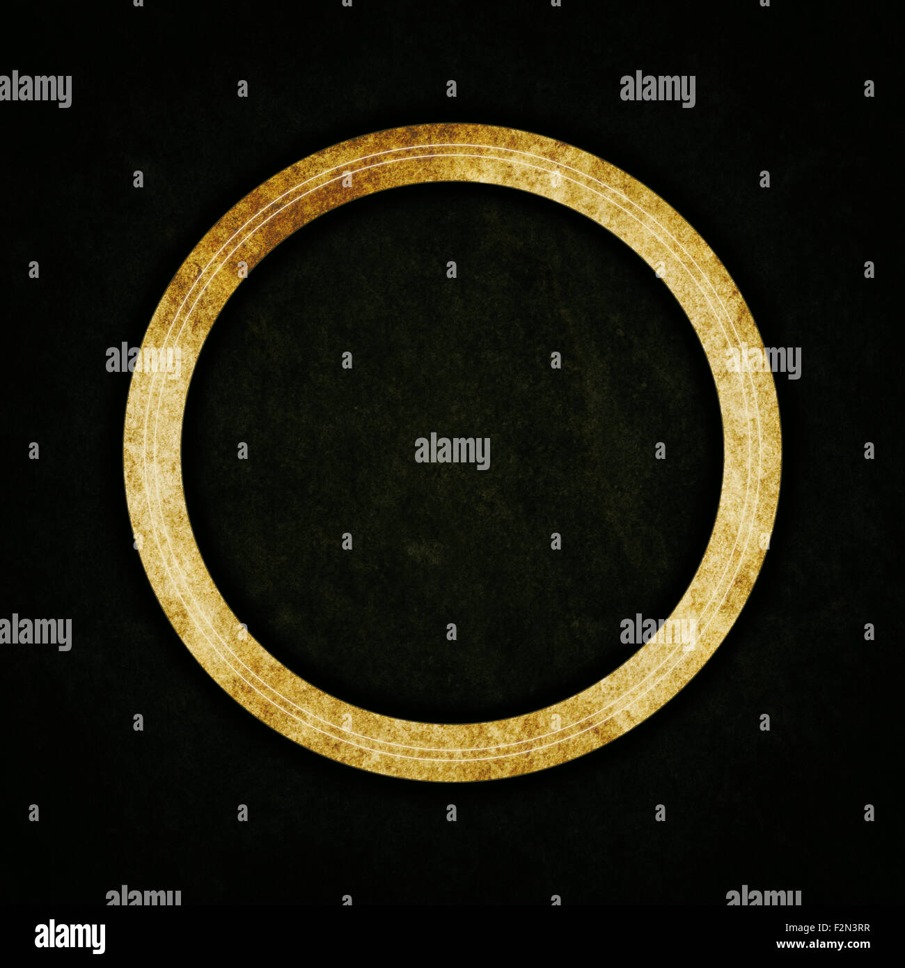 Ancient golden ring on abstract texture background Stock Photo - Alamy