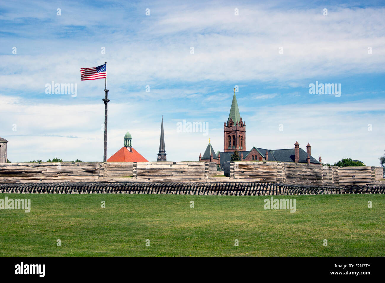 Fort Stanwix National Monument New York USA US America Stock Photo - Alamy