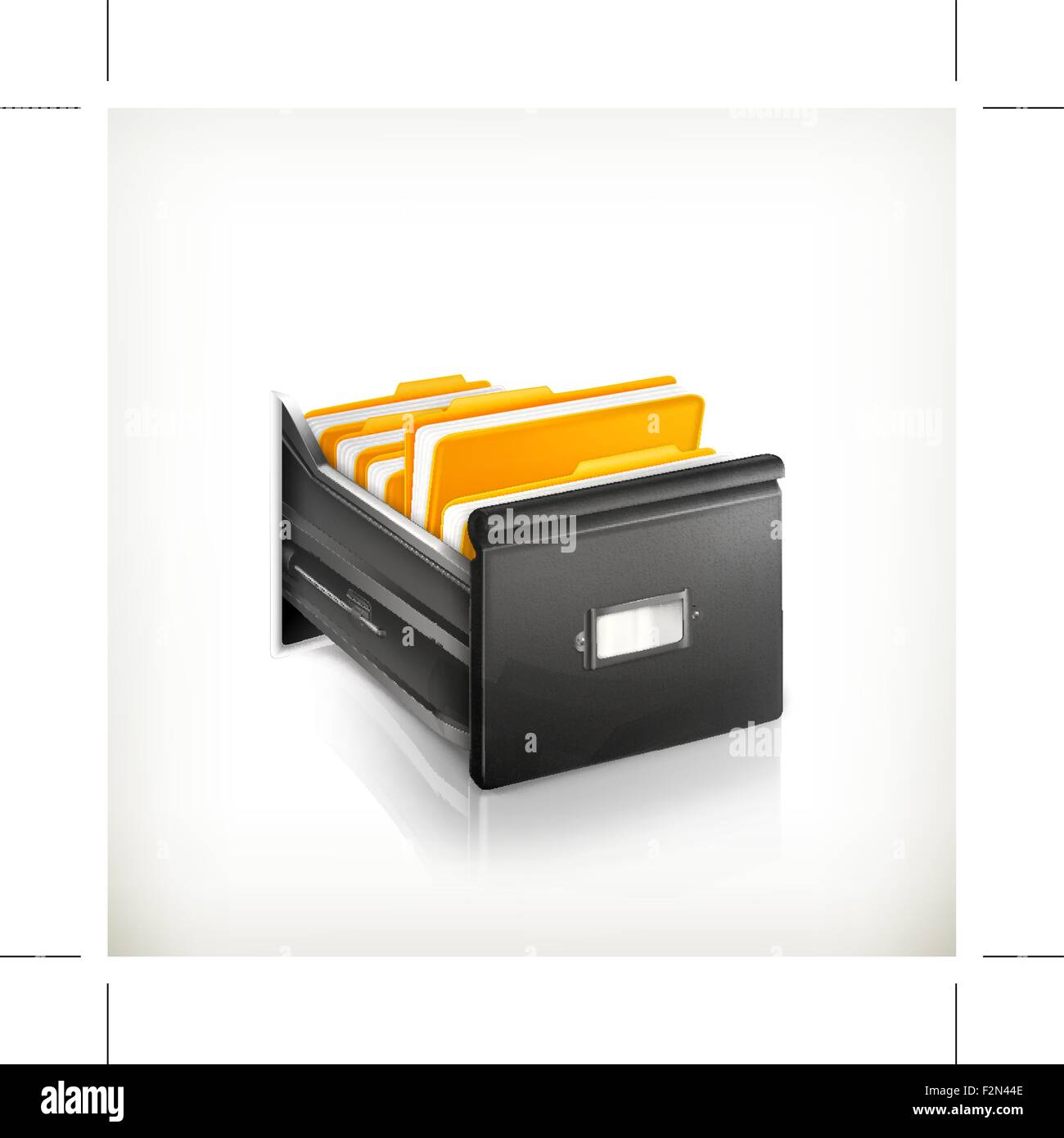 Index card box Stock Vector Images - Alamy