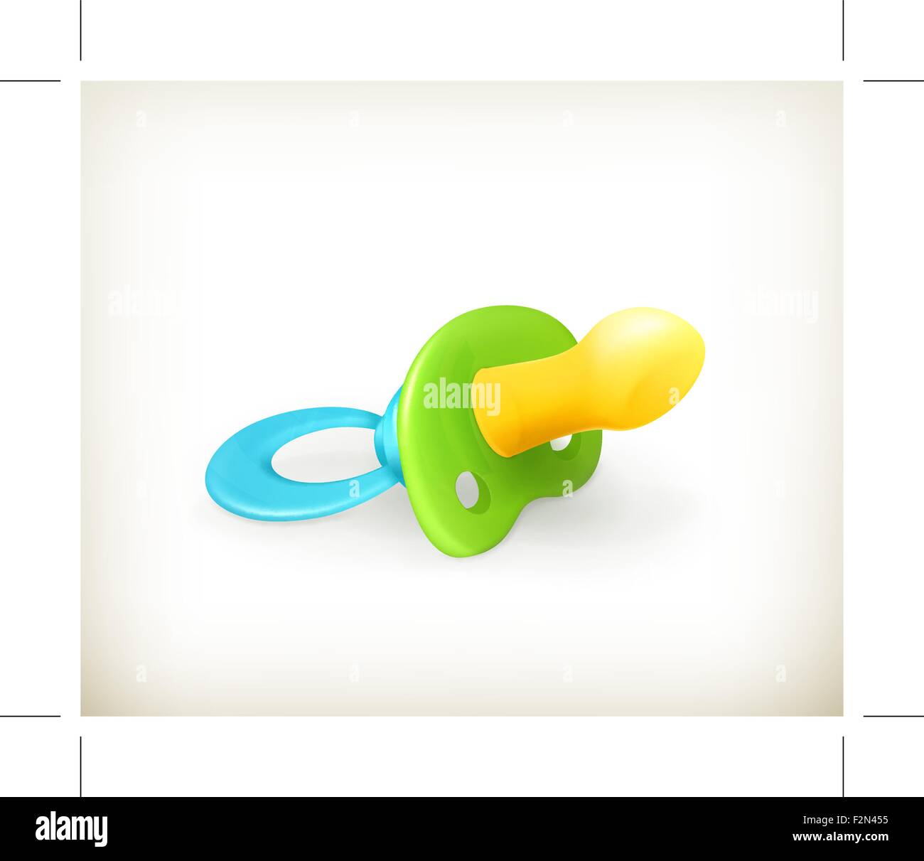 Pacifier vector icon Stock Vector Image & Art - Alamy