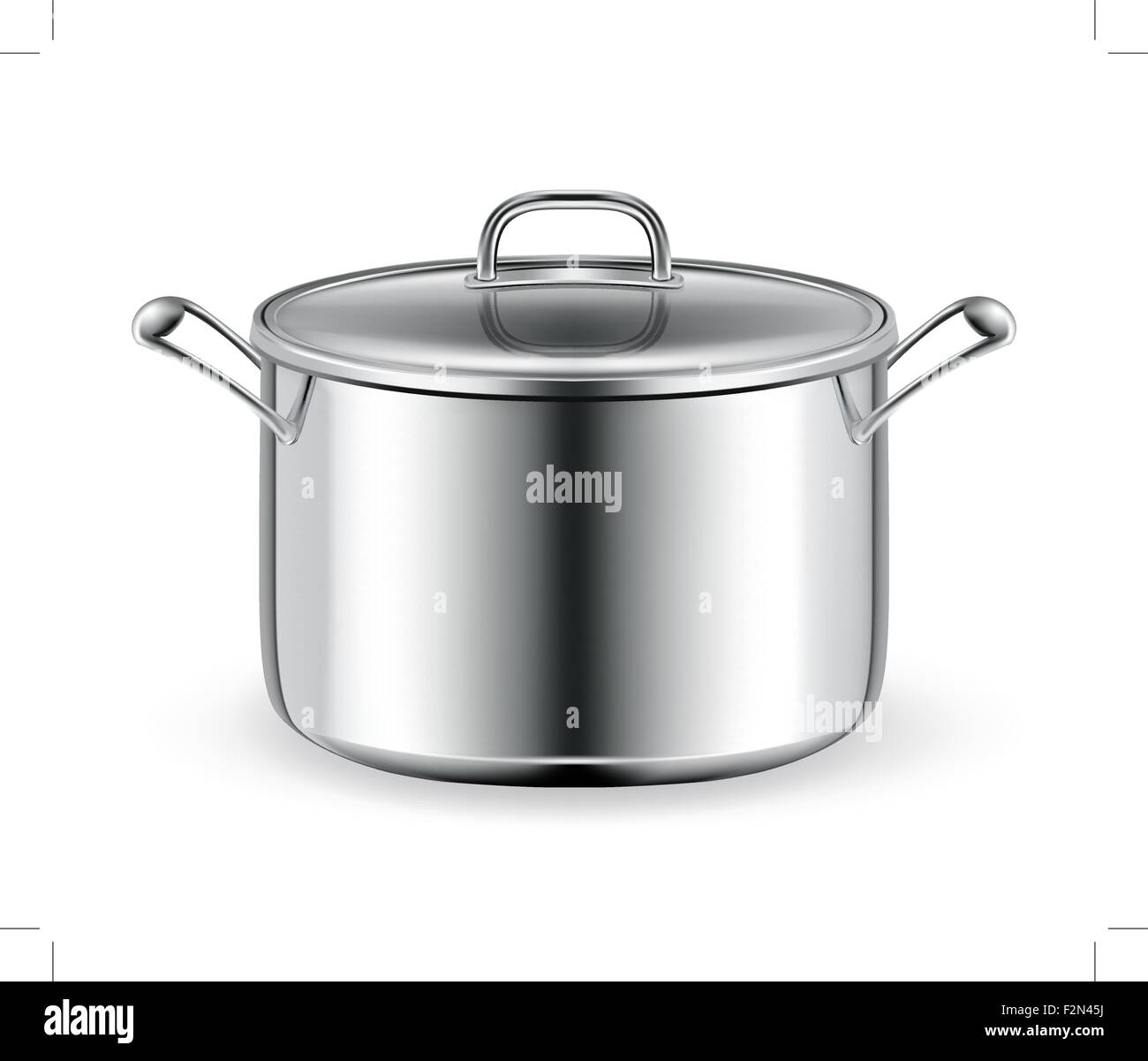 Silver pan Stock Vector Images - Alamy