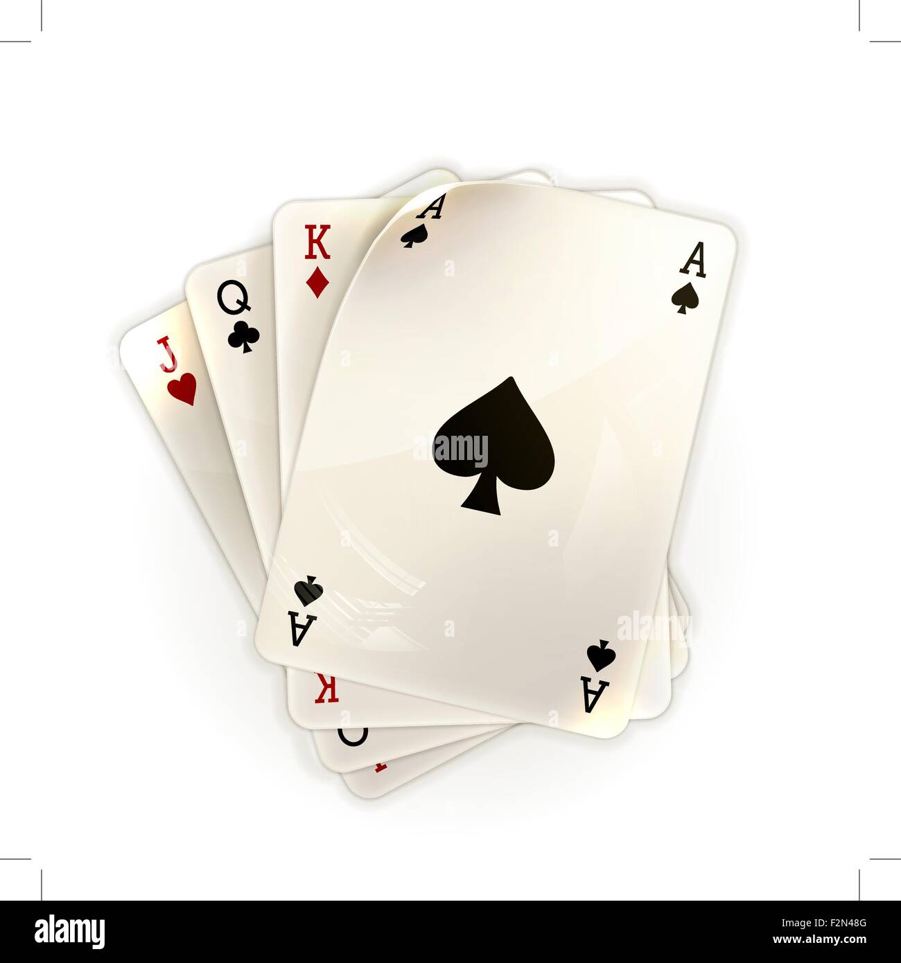 Playing cards magic Stock Vector Images - Alamy