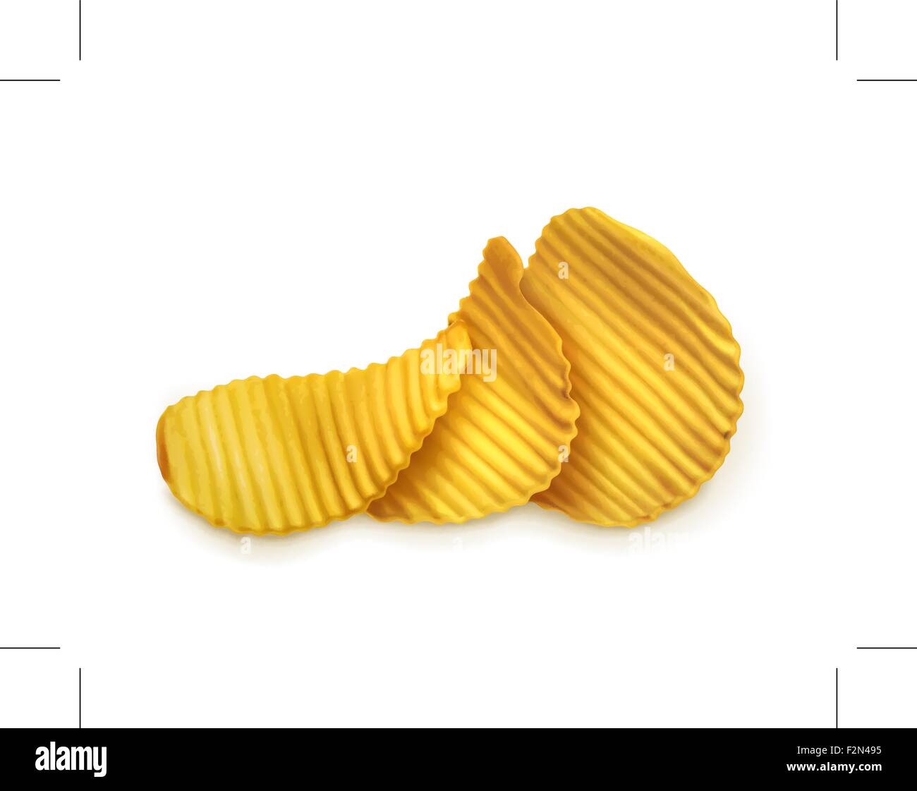 Potato chips, vector illustration Stock Vector Image & Art - Alamy