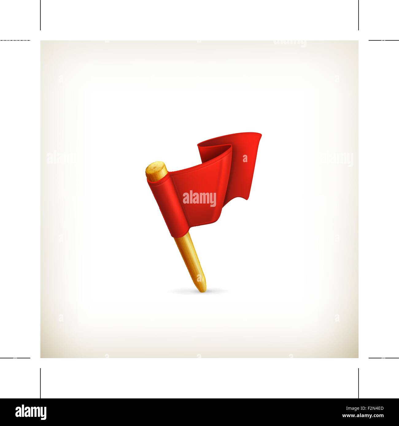 Red flag, vector icon Stock Vector Image & Art - Alamy