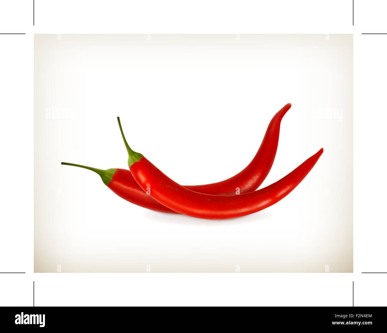 Red peppers vector Stock Vector Image & Art - Alamy
