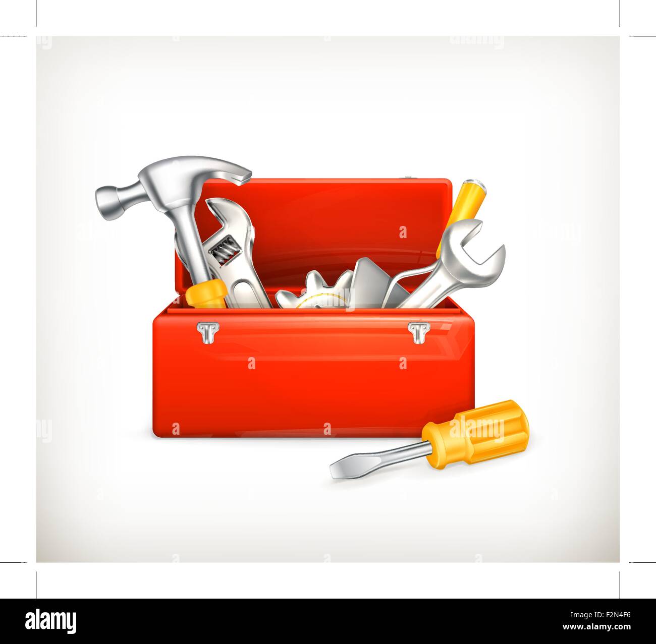 Red toolbox hi-res stock photography and images - Alamy