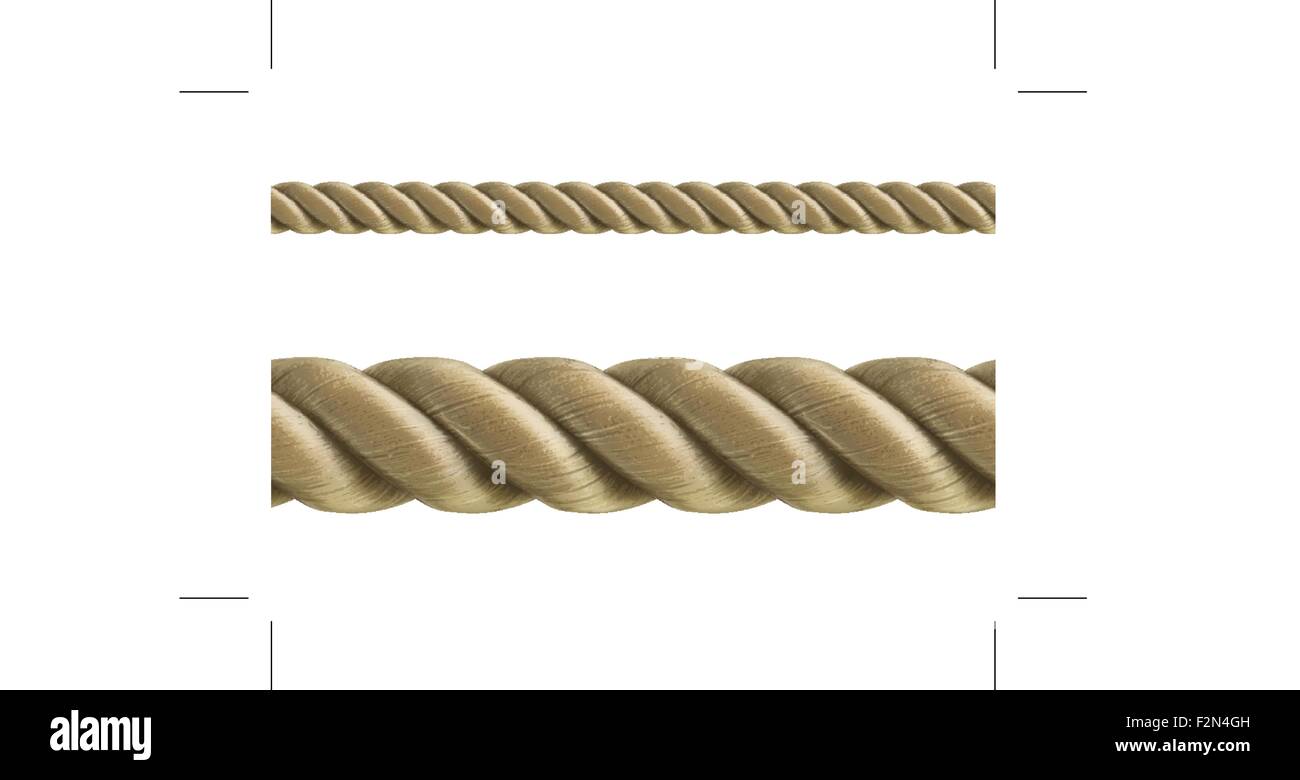 Rope seamless vector Stock Vector Image & Art - Alamy