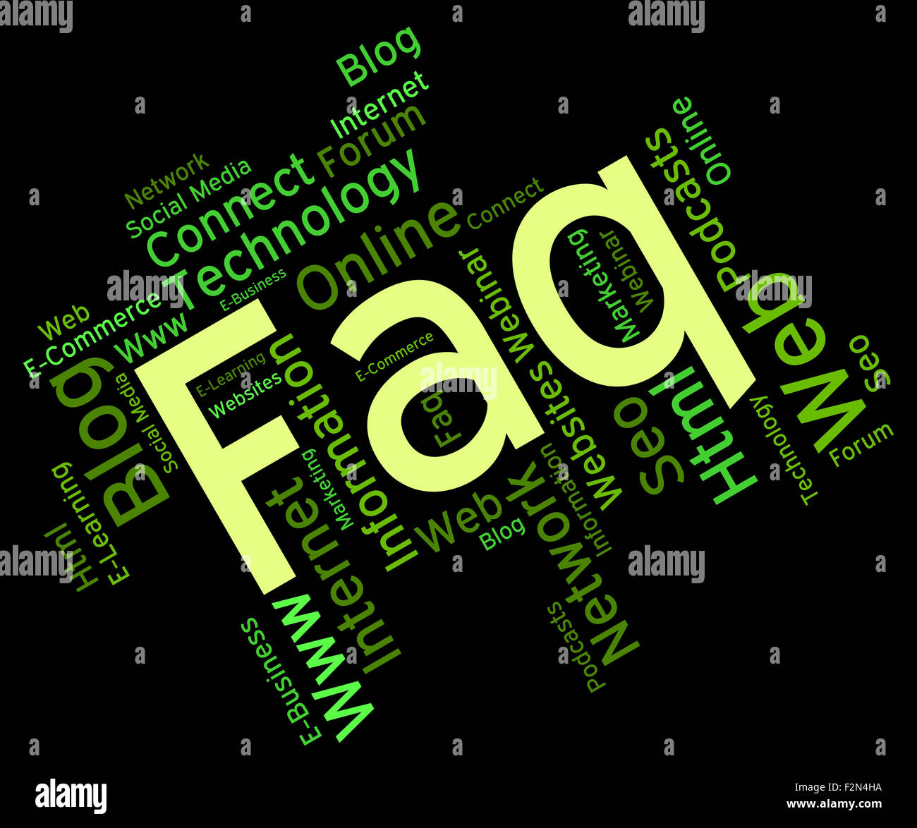 Faq Word Showing Frequently Asked Questions And Information Asking ...