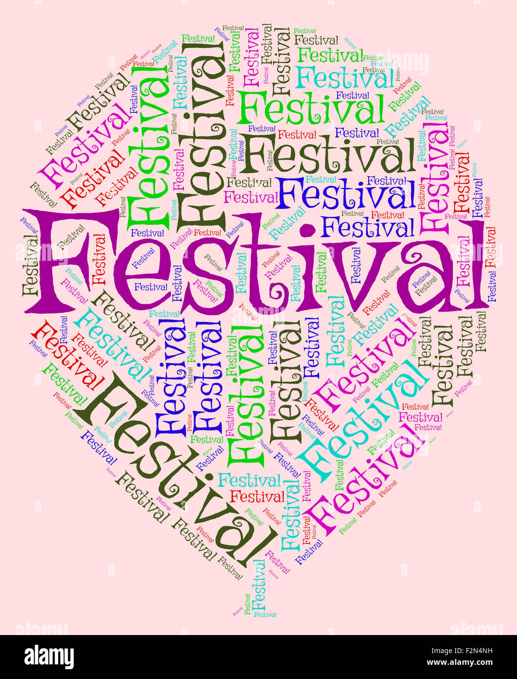 Festival Balloon Indicating Music Celebrations And Festivity Stock ...