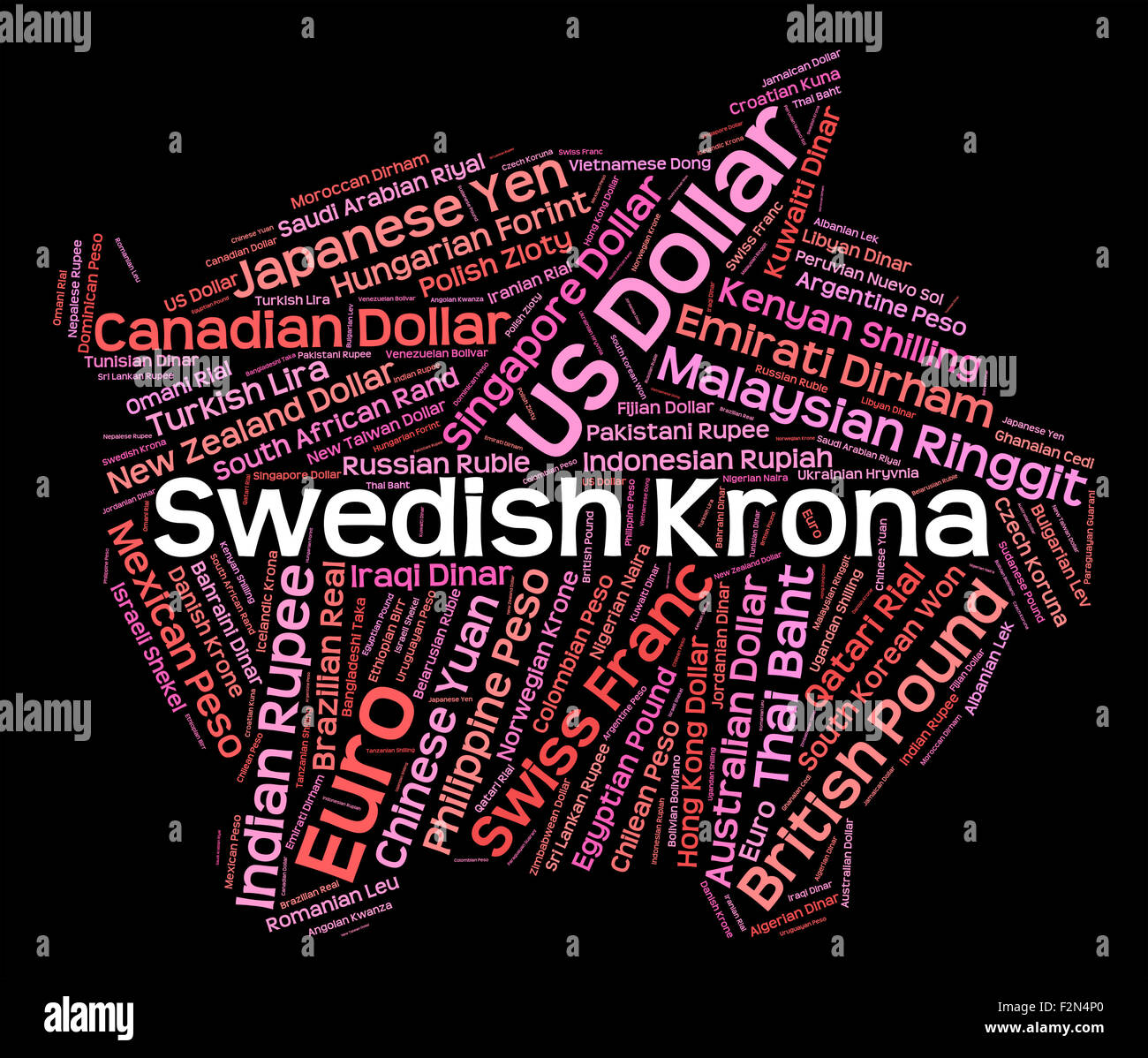 Swedish Krona Showing Foreign Currency And Sek Stock Photo - Alamy