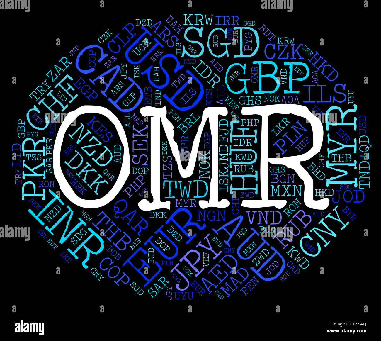Omr Currency Representing Oman Rials And Omani Stock Photo - Alamy