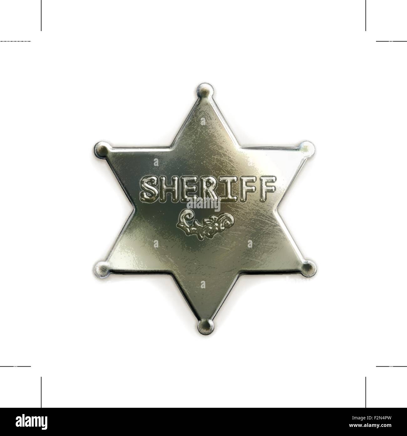 Sheriff star icon Stock Vector Image & Art - Alamy