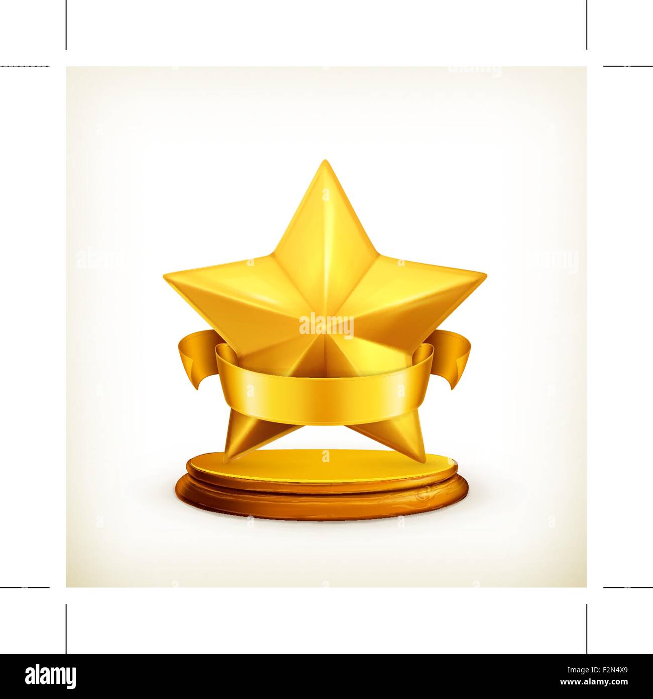 Vector 3d place winner star Stock Vector Images - Alamy