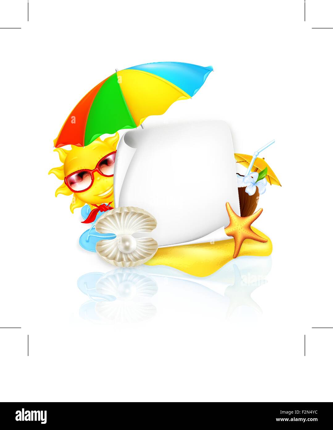 Summer season fun rest Cut Out Stock Images & Pictures - Alamy