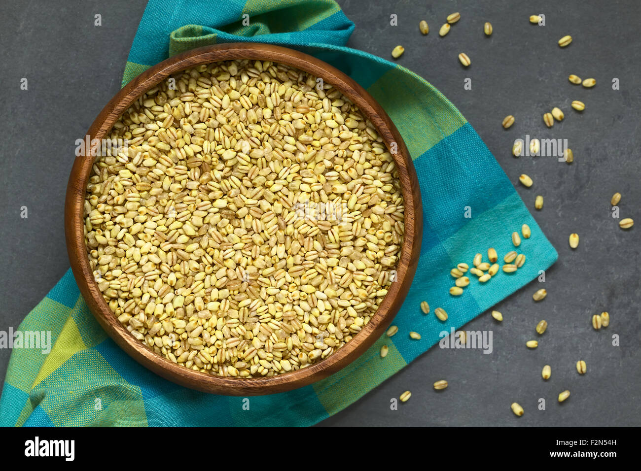 Trigo Mote boiled and husked wheat grain, commonly used in the South ...