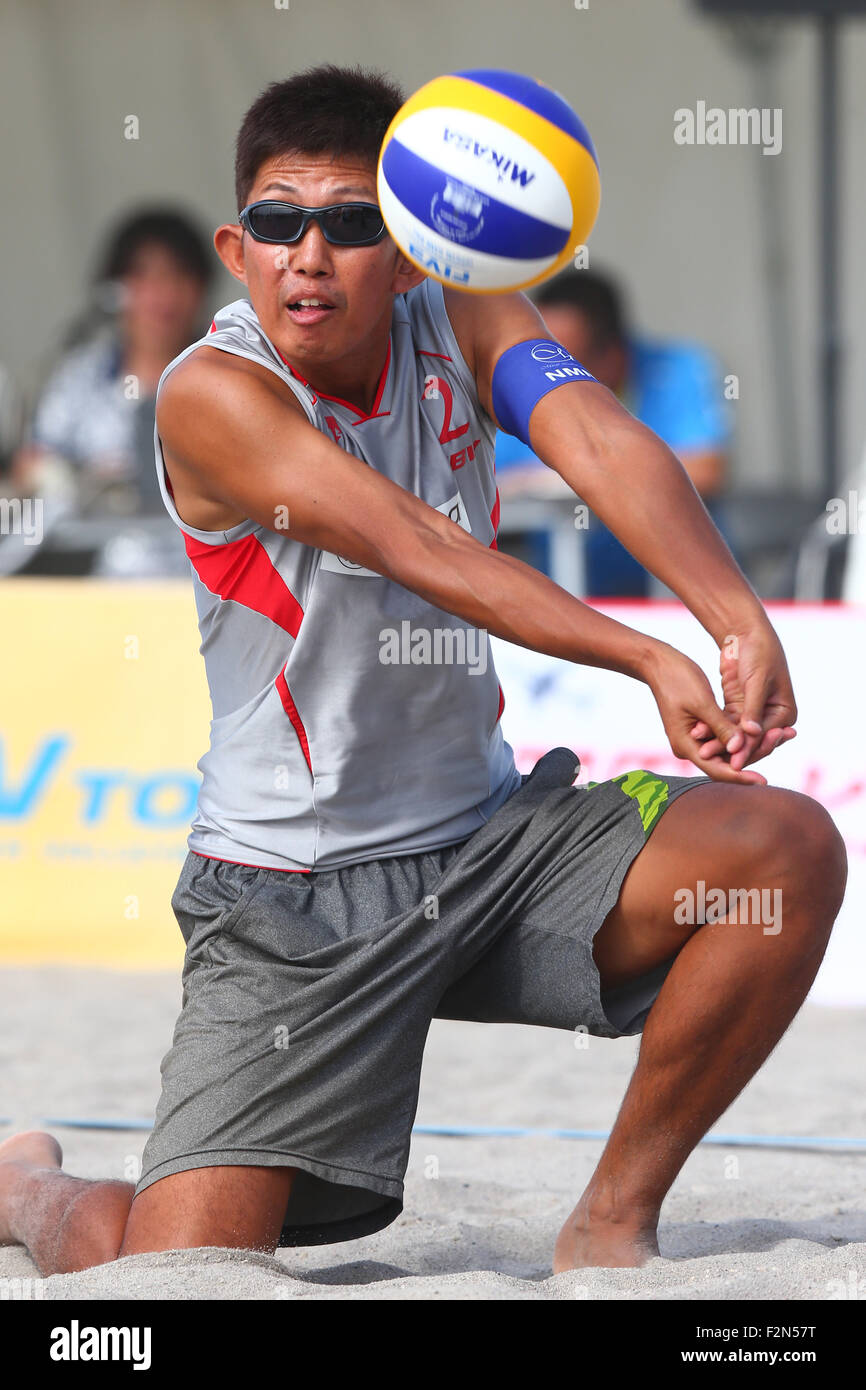 Odaiba Beach, Tokyo, Japan. 21st Sep, 2015. Satoshi Watanabe, SEPTEMBER ...