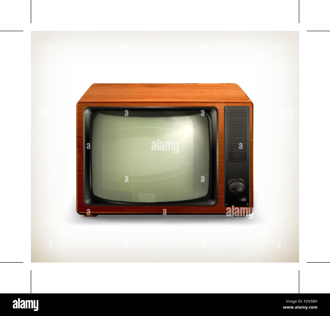 TV set retro, vector Stock Vector Image & Art - Alamy