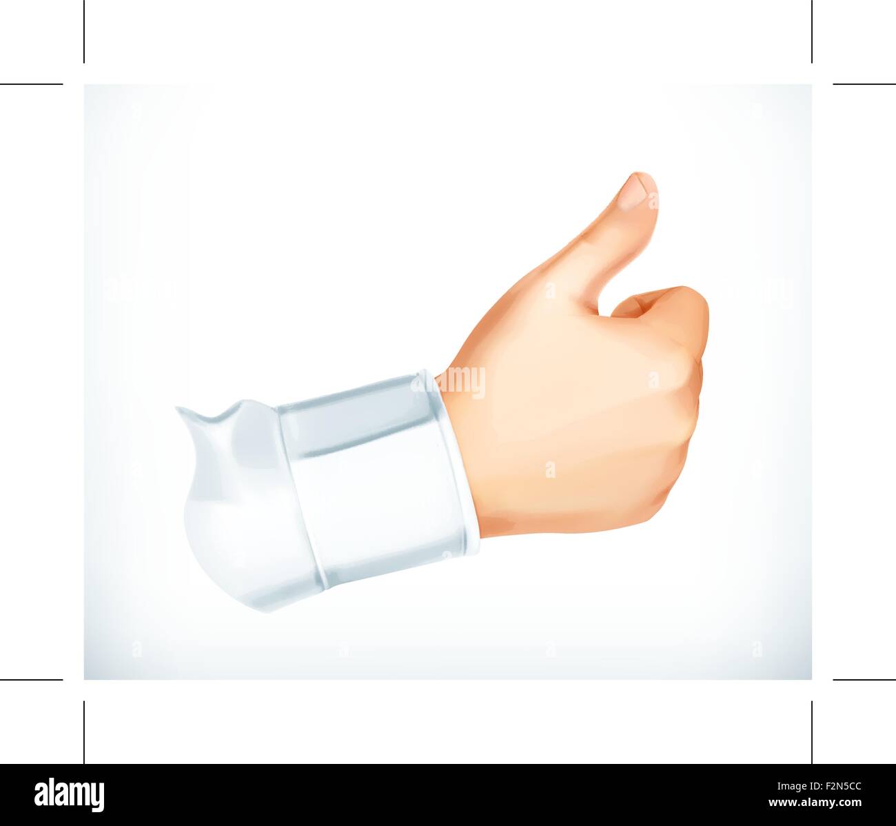 Thumb up, vector icon Stock Vector Image & Art - Alamy