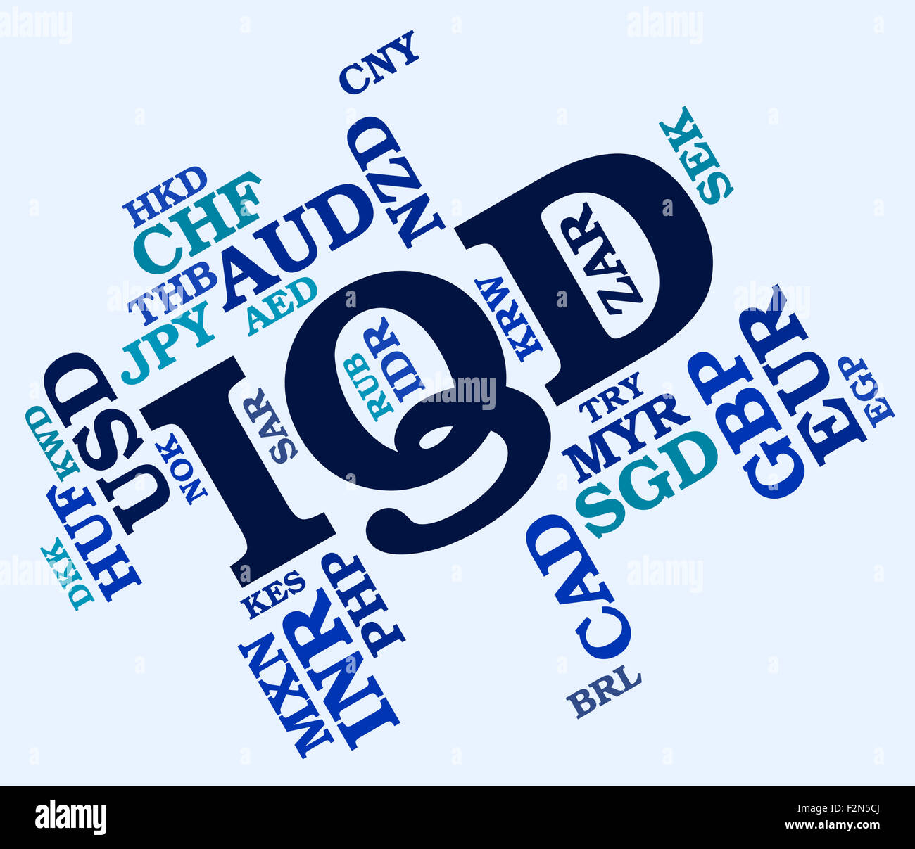 Iqd Currency Indicating Worldwide Trading And Iraqi Stock Photo - Alamy