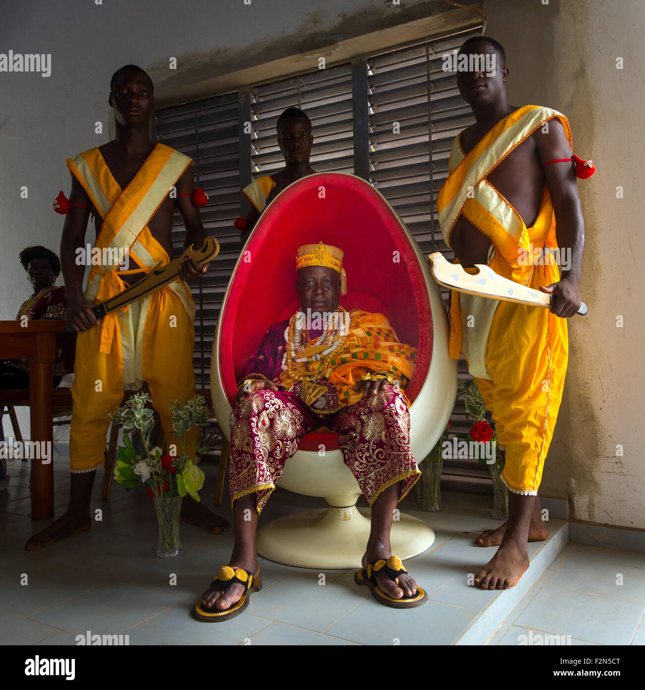 Benin, West Africa, Savalou, gbaguidi ahotondji sèvègni king of savalou ...